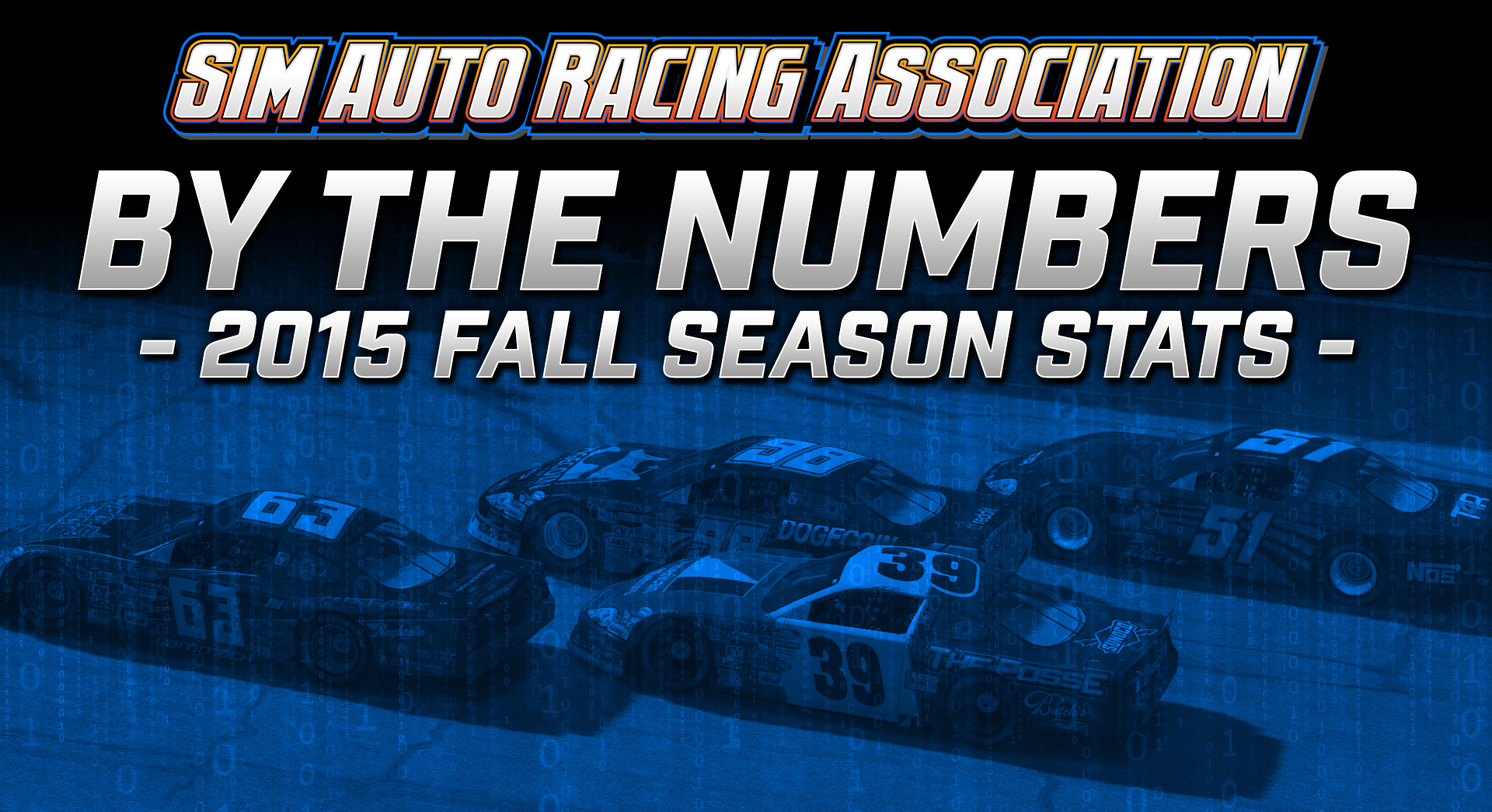 By The Numbers - 2015 Fall Season Stats - Sim Auto Racing Association