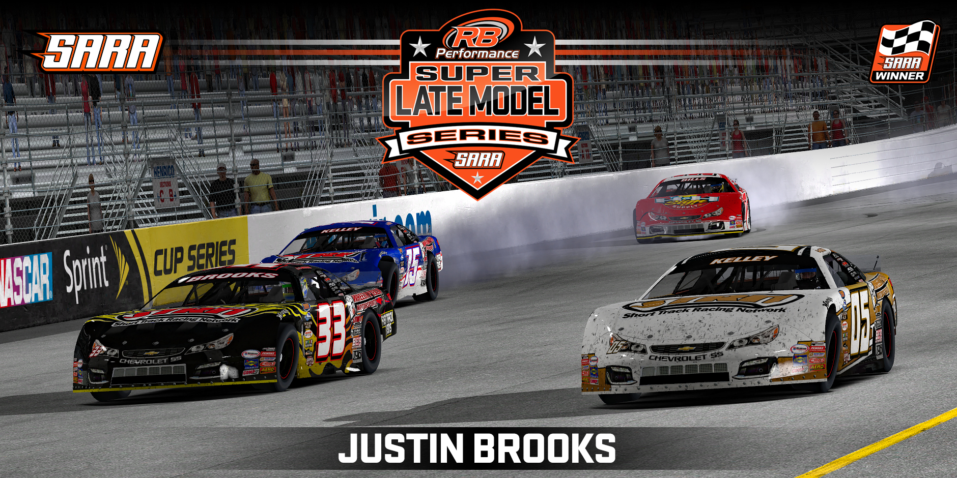 Brooks Sneaks Through For Last Lap SLM Victory - Sim Auto Racing ...