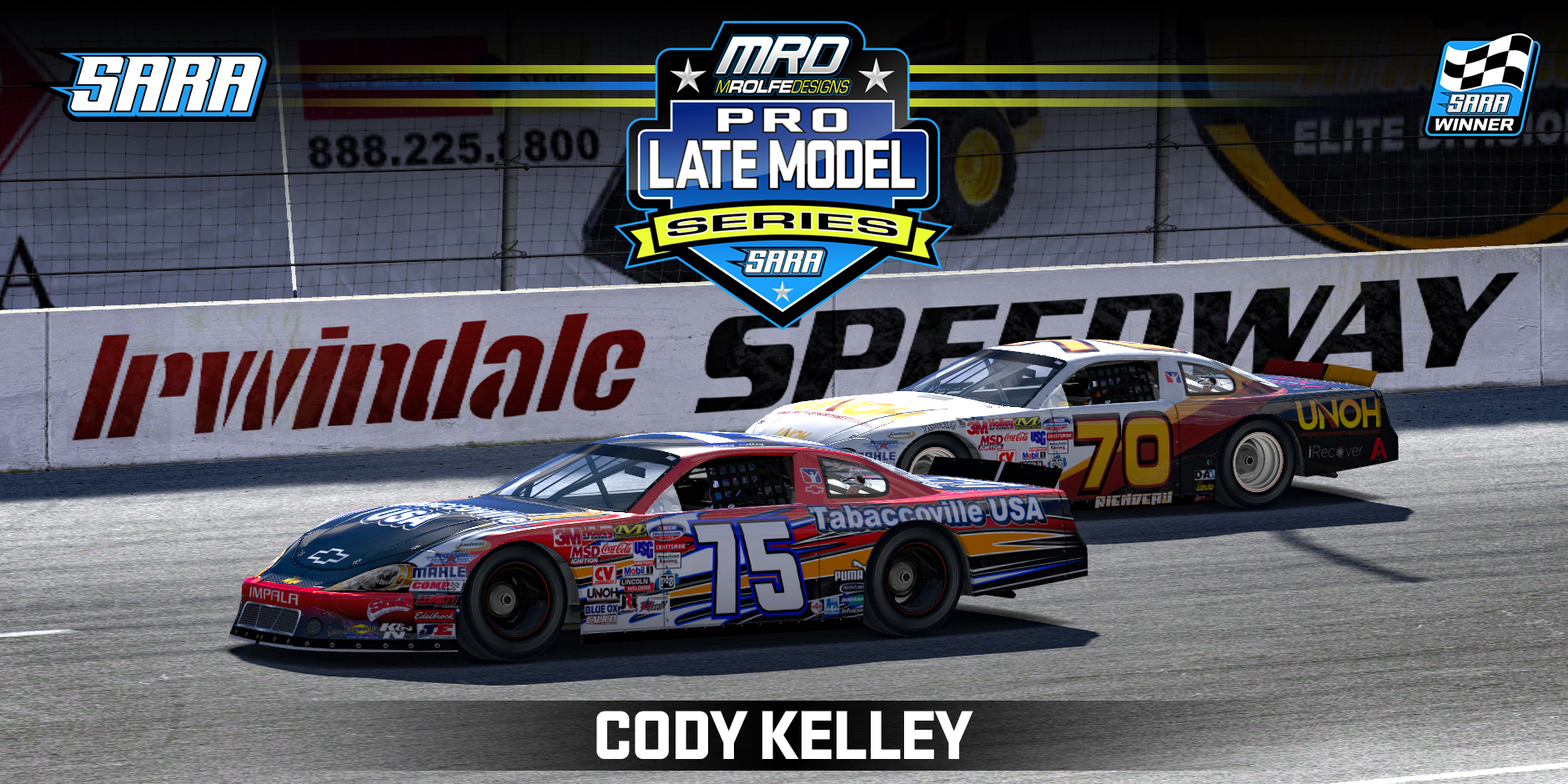 Cody Kelley Dominates In Irwindale Victory - Sim Auto Racing Association
