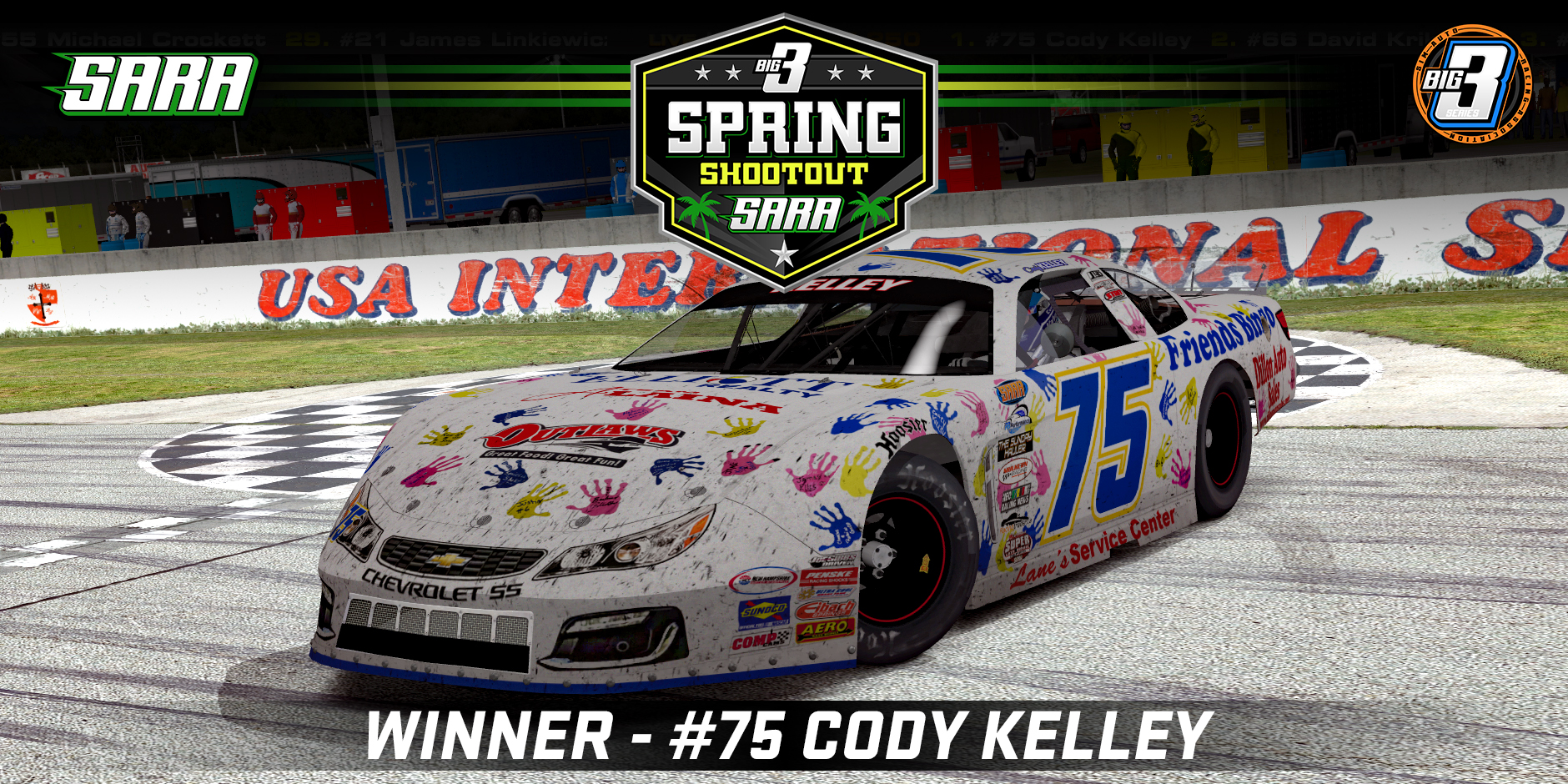 Cody Kelley Coasts To Big Win In SLM Spring Shootout - Sim Auto Racing ...