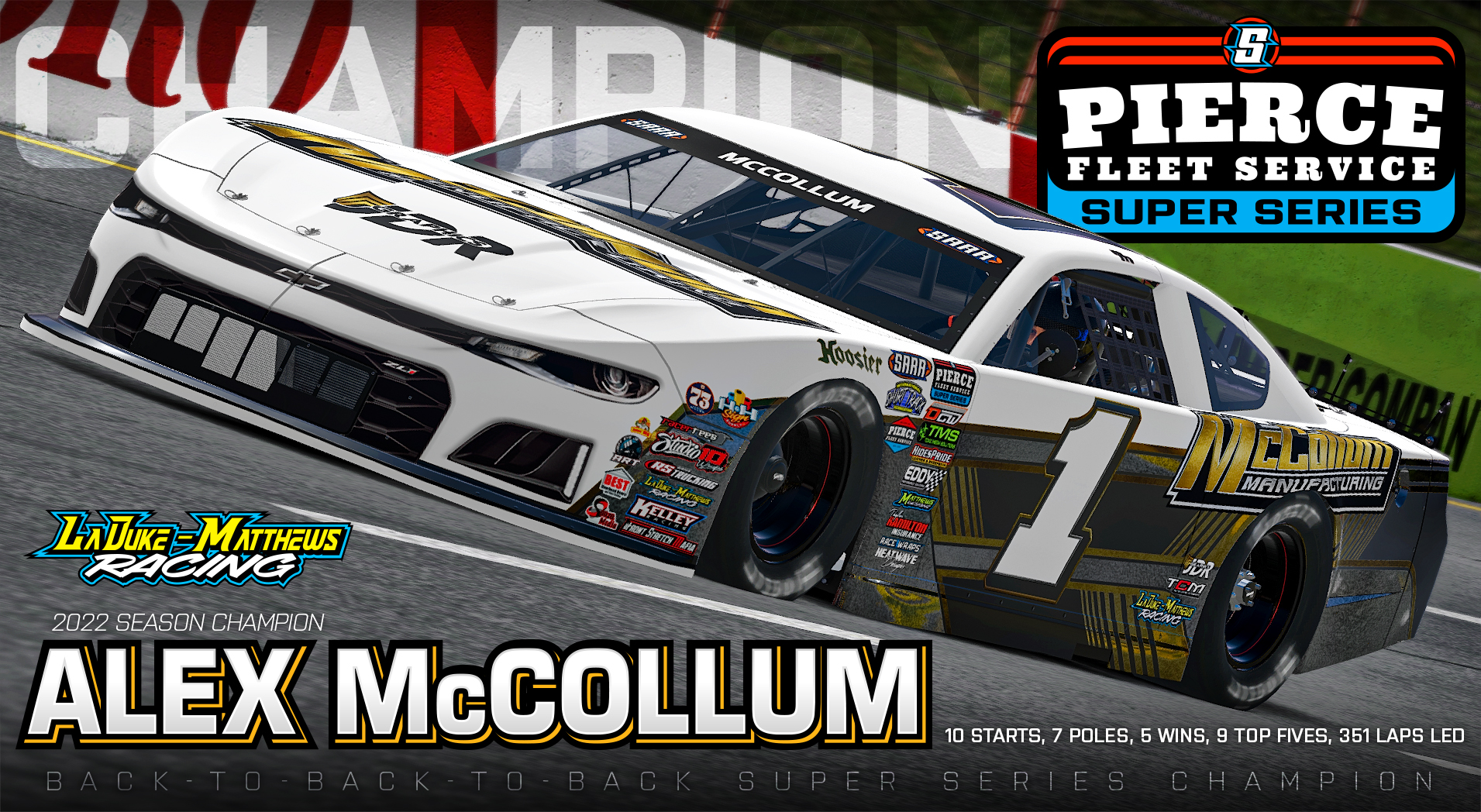 McCollum Wins Third Straight Super Series Title - Sim Auto Racing ...