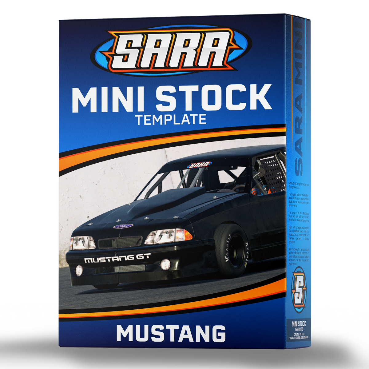 Mini Stock Template - Mustang - Sim Auto Racing Association