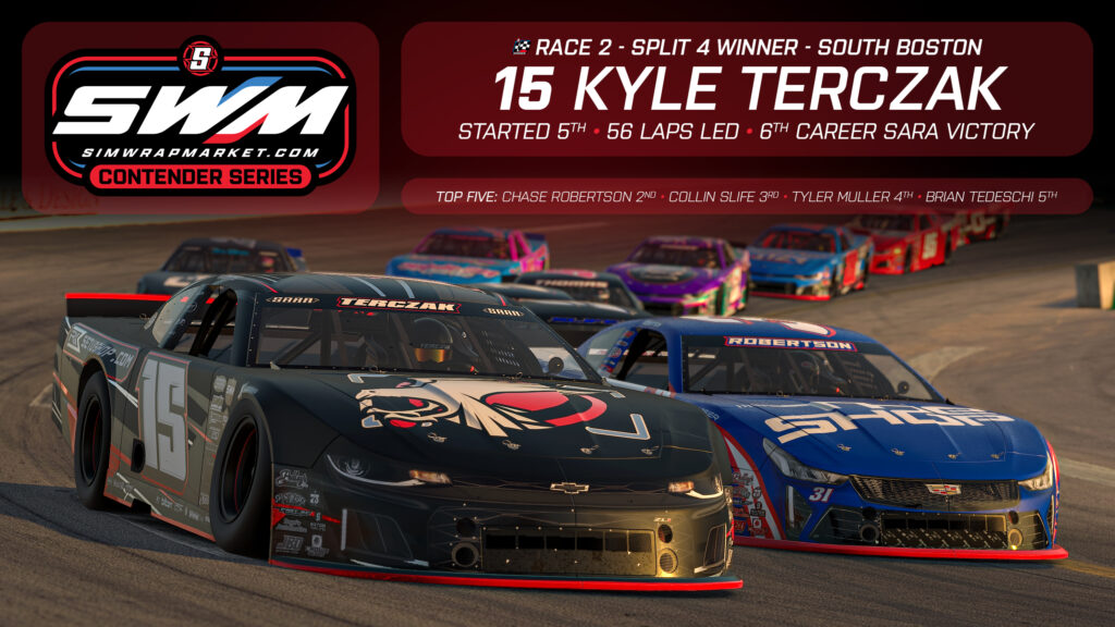 Pierce, Ledbetter, Hall & Terczak Score Wins At South Boston - Sim Auto ...