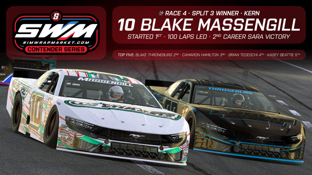 Pierce, Terczak & Massengill Capture Contender Wins At Kern - Sim Auto ...